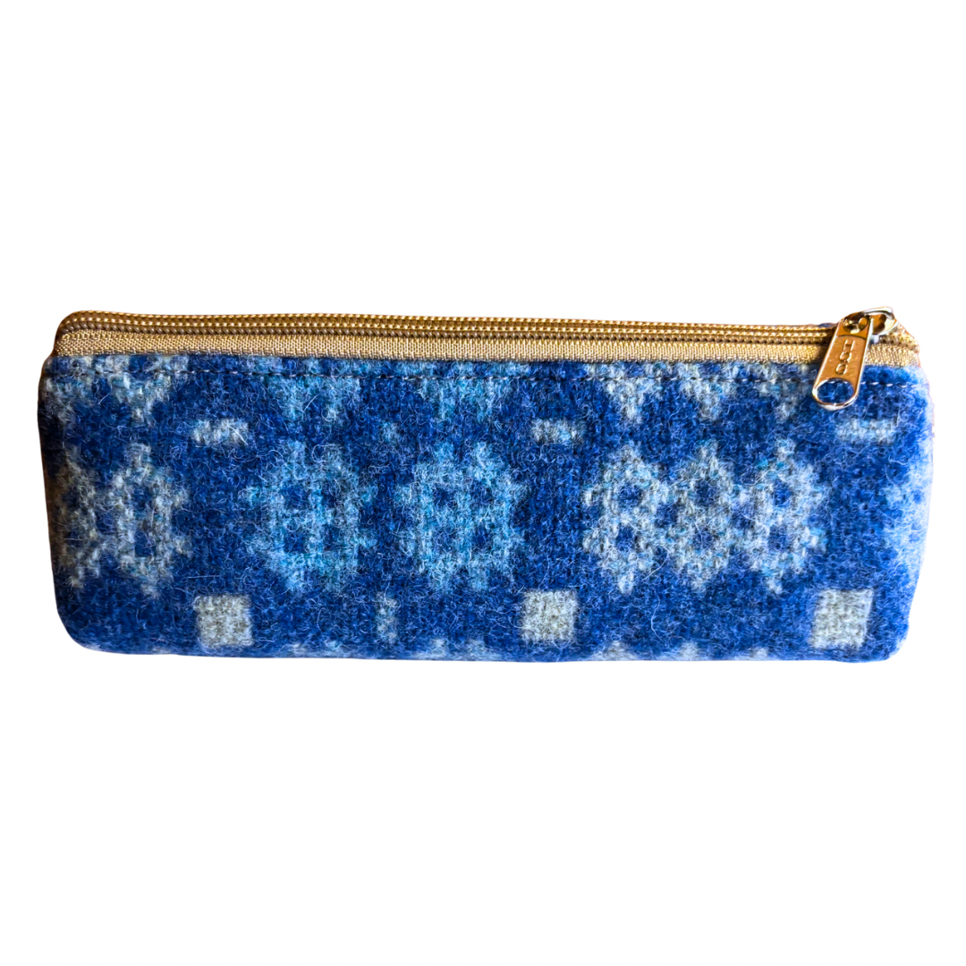 Welsh Tapestry Pencil Case - Blue – Cadwyn Cyf