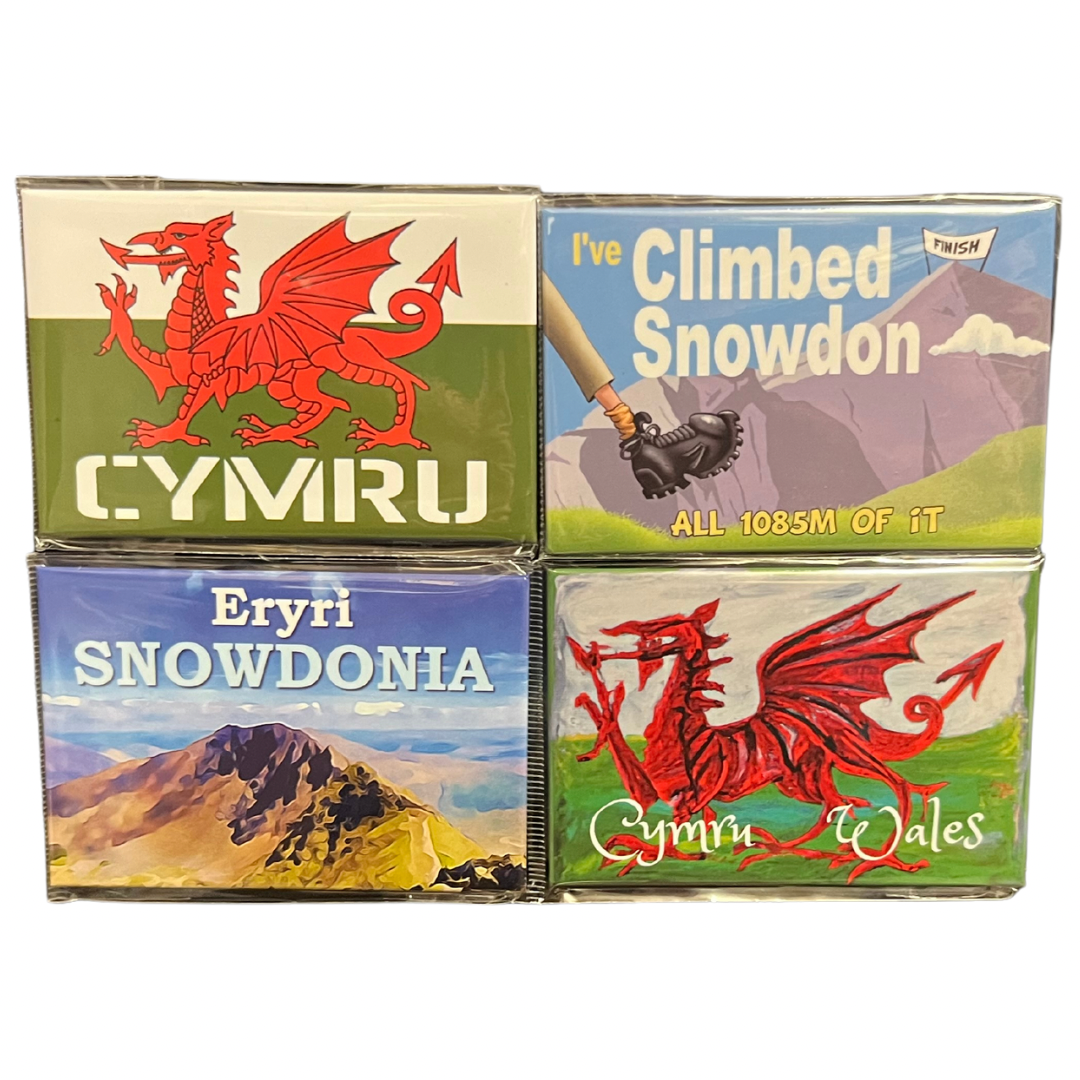 Eryri/Snowdonia Wales Magnet Set - Pack of 4 Magnets – Cadwyn Cyf