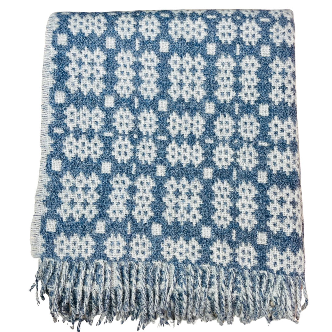 Moonstone Welsh Tapestry Throw - Blaenborthyn – Cadwyn Cyf
