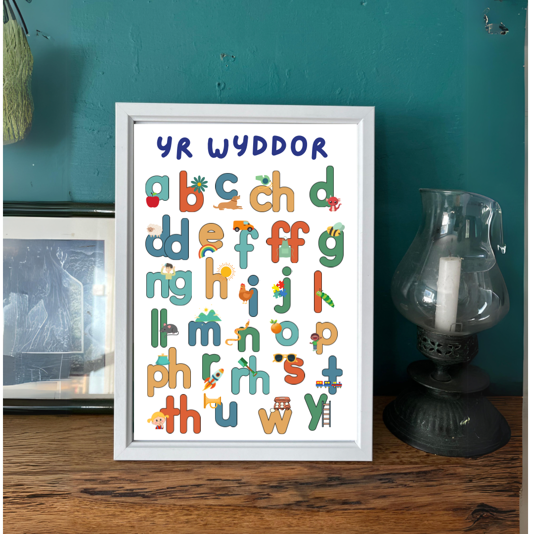 Yr Wyddor (Alphabet) - Printiau Siriol – Cadwyn Cyf