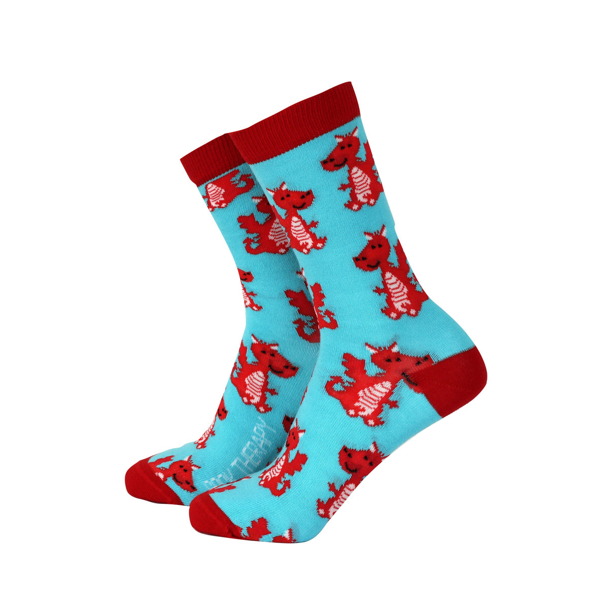 Welsh Baby Dragon - Women's Welsh Bamboo Socks – Cadwyn Cyf
