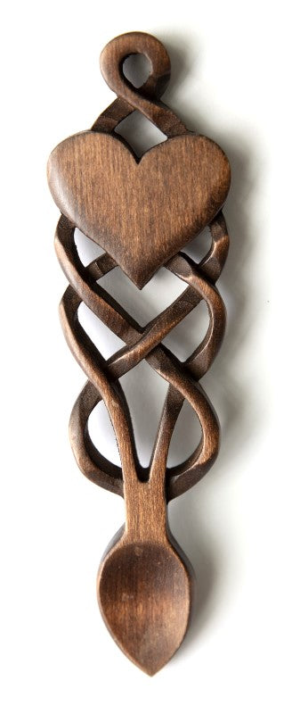 Valentine Love Spoon - Welsh Love Spoon 035 – Cadwyn Cyf