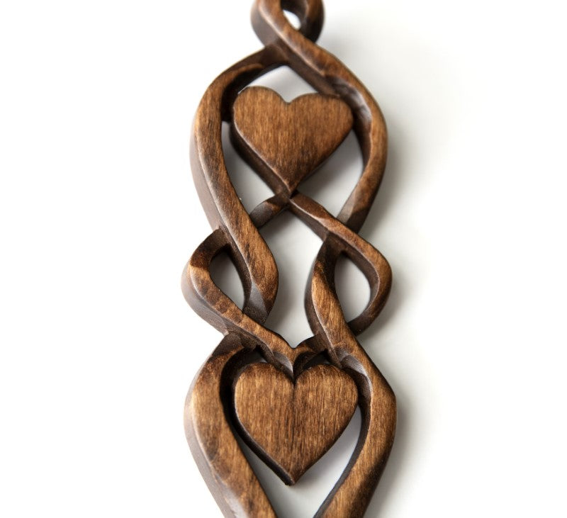Dwynwen Love Spoon - Welsh Love Spoon 043 – Cadwyn Cyf
