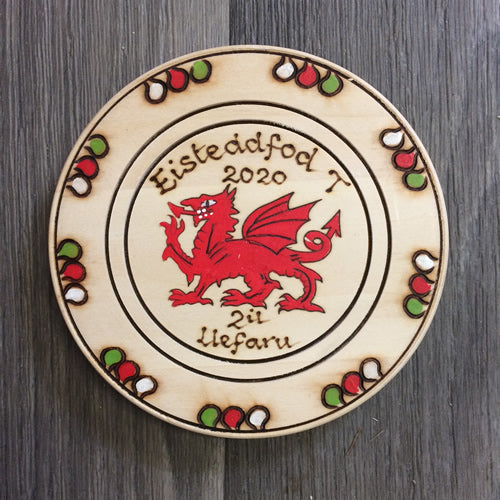 Small Welsh Dragon Plate – Cadwyn Cyf